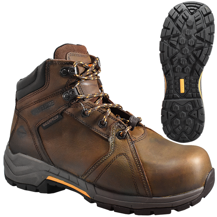 Men’s 6” Brown EPX WP Safety Boot – Safety Zone